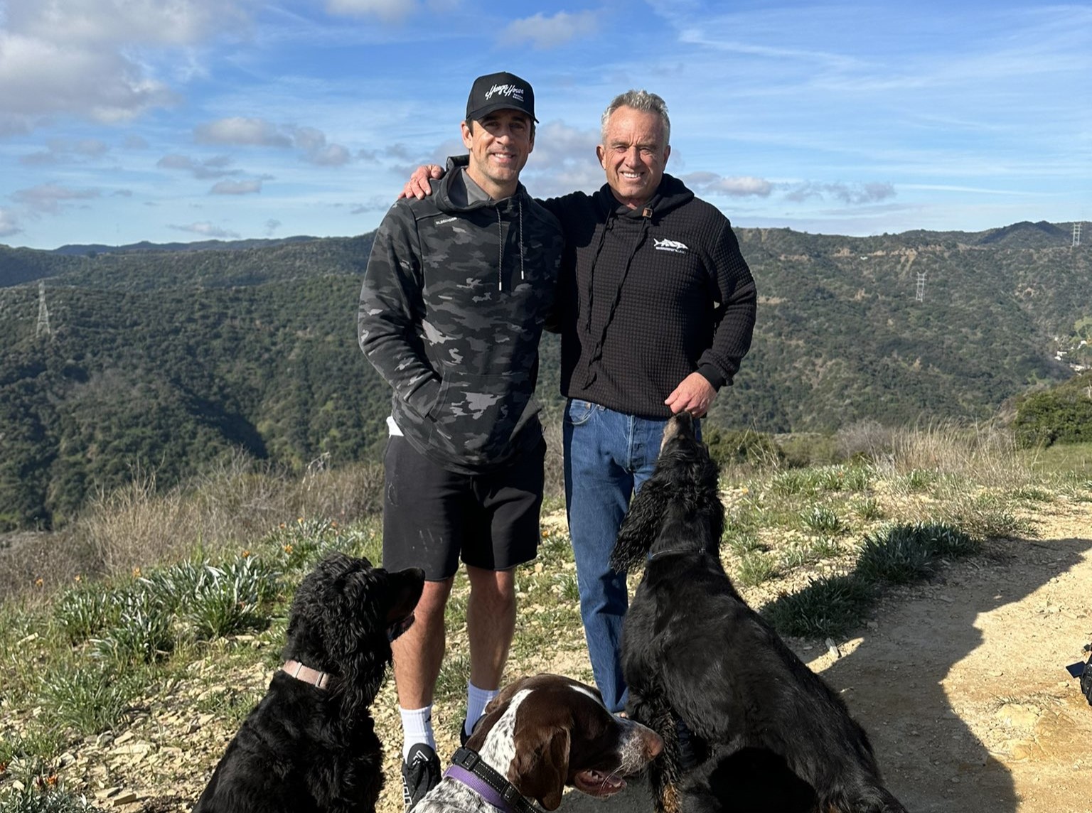 New York Jets’ Aaron Rodgers Tests Achilles Mountain Climbing with RFK ...
